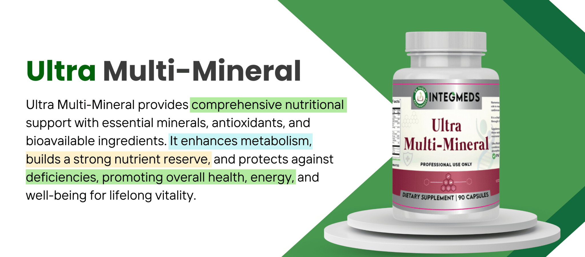Ultra Multi-Mineral – Integrative Medicine